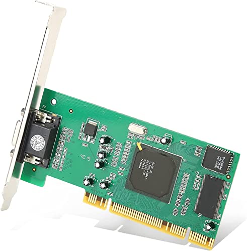 KUJOBUY 8MB Graphics Card VGA PCI 32Bit for Server Industrial Computer Multi-Display for ATI Rage XL 32 Bit PCI VGA Video Card PCI-X Interface Universal Video Card for Desktop Computers