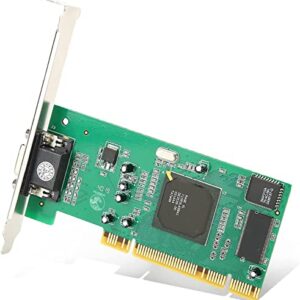 KUJOBUY 8MB Graphics Card VGA PCI 32Bit for Server Industrial Computer Multi-Display for ATI Rage XL 32 Bit PCI VGA Video Card PCI-X Interface Universal Video Card for Desktop Computers