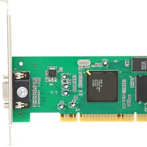 KUJOBUY 8MB Graphics Card VGA PCI 32Bit for Server Industrial Computer Multi-Display for ATI Rage XL 32 Bit PCI VGA Video Card PCI-X Interface Universal Video Card for Desktop Computers