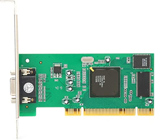 KUJOBUY 8MB Graphics Card VGA PCI 32Bit for Server Industrial Computer Multi-Display for ATI Rage XL 32 Bit PCI VGA Video Card PCI-X Interface Universal Video Card for Desktop Computers