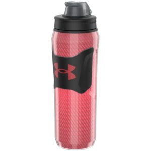 under armour ua 28oz insulated playmaker squeeze red dash osfa