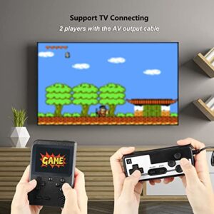 Joorniao Retro Handheld Game Console with 500 Classical FC Games, Portable Retro Video Game Console with 3.0-Inch Screen, 1020mAh Rechargeable Battery Support TV Output & 2 Players Gift for Boys(BLK)