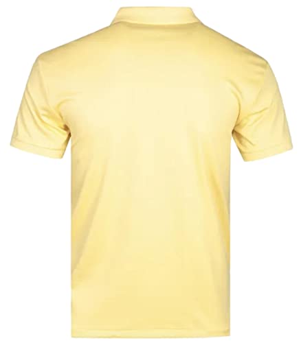 POLO RALPH LAUREN Men's Big and Tall Short Sleeve Pima Soft-Touch Polo Shirt (3XB, FallyellowSigPony)