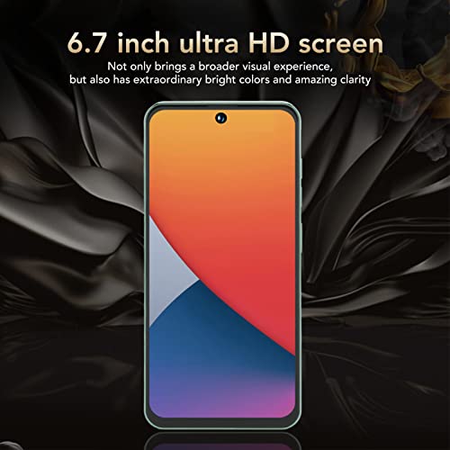 Alvinlite Smartphones I14 Pro Max Android 12, 6.7inch HD Full Screen Gaming Phone Upgraded 4G Cell Phone 4GB RAM 128GB Face ID Unlocked Mobile Cellphones with 4000mAh Large Battery(Green)