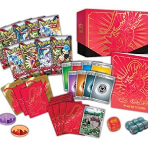 Pokemon TCG: Scarlet and Violet Elite Trainer Box - Koraidon Red (1 Full Art Promo Card, 9 Boosters and Premium Accessories)