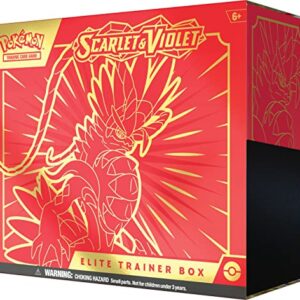 Pokemon TCG: Scarlet and Violet Elite Trainer Box - Koraidon Red (1 Full Art Promo Card, 9 Boosters and Premium Accessories)