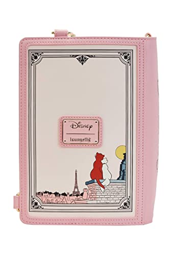 Loungefly Disney Convertible Crossbody Bag The Aristocats Classic Book Pink One Size