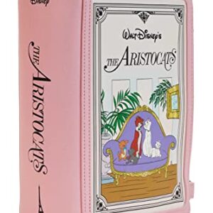 Loungefly Disney Convertible Crossbody Bag The Aristocats Classic Book Pink One Size