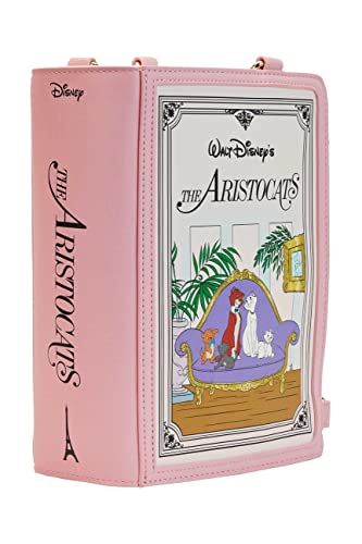 Loungefly Disney Convertible Crossbody Bag The Aristocats Classic Book Pink One Size