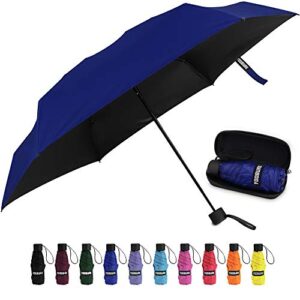 yoobure small mini umbrella with case light compact design perfect for travel lightweight portable parasol outdoor sun&rain umbrellas