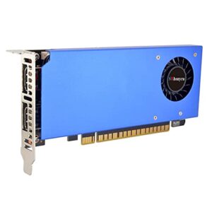 srhonyra gtx 1650 4gb gddr5 dual-monitor display graphics card, low profile 2×hdmi video card 128 bit pcie 3.0 ×16 bus powered