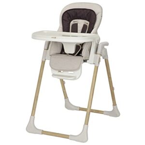 safety 1st 3-in-1 grow and go plus high chair, 3 modes of use: infant recliner, toddler high chair, and child seat, dunes edge