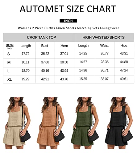 AUTOMET Summer Fashion Outfits Casual Clothes Spring 2023 Womens Two 2 Piece Lounge Matching Sets Soft Comfy Vacation Trendy Clothing