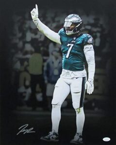 haason reddick autographed/signed 16x20 photo philadelphia eagles jsa 176719 - autographed nfl photos