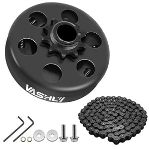 vashly go kart clutch 3/4" bore 10t with #40 41 420 chain for go kart minibike and fun kart engine