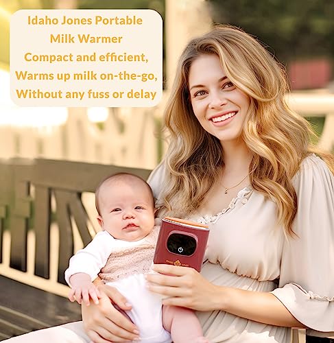 Portable Bottle Warmer: Instant Breastmilk & Formula Heating, Brew Your Baby's Milk for Travel, Digital, Fast, Battery Powered