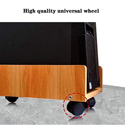 Pc Stand Simple CPU Floor Stand Mobile CPU Stand with 4 Caster Wheels Tower Desktop CPU Case Stand Cart with Protective Baffles, 3 Colors Stand (Color : B)