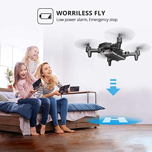 DEERC Kids Drone with 720P HD FPV Camera for Beginner, Remote Control Toys Gifts for Boys Girls, Drones for Kids with Altitude Hold, Headless Mode, One Key Start Speed Adjustment,3D Flips