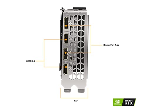 Gigabyte GeForce RTX 3060 Ti Eagle OC D6X 8G Graphics Card, 3X WINDFORCE Fans, 8GB 256-bit GDDR6X, GV-N306TXEAGLE OC-8GD Video Card