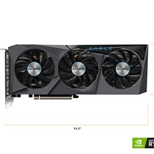 Gigabyte GeForce RTX 3060 Ti Eagle OC D6X 8G Graphics Card, 3X WINDFORCE Fans, 8GB 256-bit GDDR6X, GV-N306TXEAGLE OC-8GD Video Card