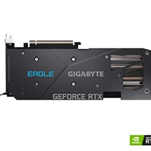 Gigabyte GeForce RTX 3060 Ti Eagle OC D6X 8G Graphics Card, 3X WINDFORCE Fans, 8GB 256-bit GDDR6X, GV-N306TXEAGLE OC-8GD Video Card