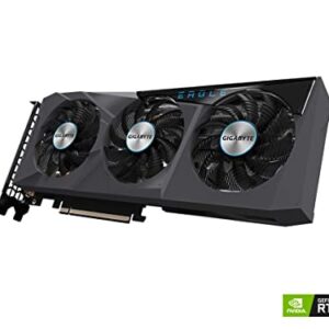 Gigabyte GeForce RTX 3060 Ti Eagle OC D6X 8G Graphics Card, 3X WINDFORCE Fans, 8GB 256-bit GDDR6X, GV-N306TXEAGLE OC-8GD Video Card