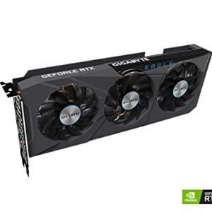 Gigabyte GeForce RTX 3060 Ti Eagle OC D6X 8G Graphics Card, 3X WINDFORCE Fans, 8GB 256-bit GDDR6X, GV-N306TXEAGLE OC-8GD Video Card