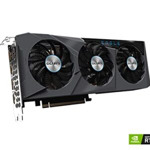 Gigabyte GeForce RTX 3060 Ti Eagle OC D6X 8G Graphics Card, 3X WINDFORCE Fans, 8GB 256-bit GDDR6X, GV-N306TXEAGLE OC-8GD Video Card