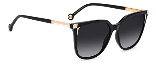 Carolina Herrera HER 0140/S Black Nude/Dark Grey Shaded 54/17/145 women Sunglasses