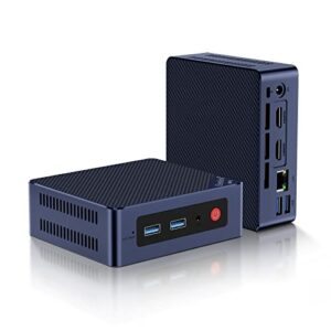 beelink mini s12 pro mini pc, intel 12th gen alder lake- n100(up to 3.4ghz), 16gb ddr4 ram 500gb pcie ssd, desktop computer support 4k dual display/usb3.2/wifi 6/bt5.2/gigabit ethernet for home/office