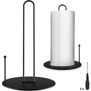 paper towel holder, black paper towel holders countertop for kitchen