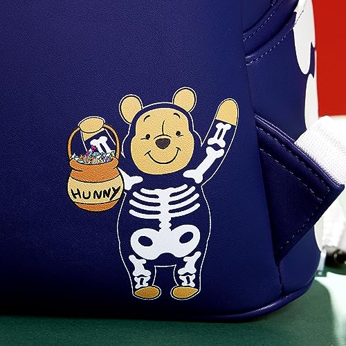 Loungefly Disney Backpack: Winnie The Pooh Skeleton Cosplay Mini-Backpack, Amazon Exclusive