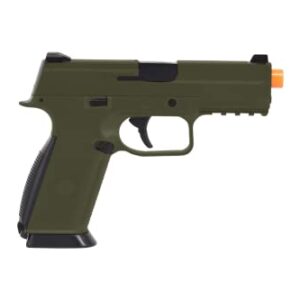 Soft AIR USA FN FNS-9 Spring Airsoft Pistol, 300 FPS, Green