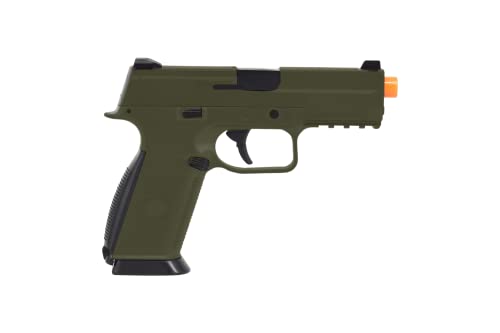 Soft AIR USA FN FNS-9 Spring Airsoft Pistol, 300 FPS, Green