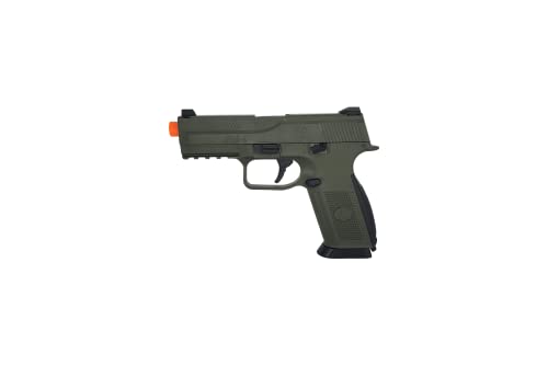 Soft AIR USA FN FNS-9 Spring Airsoft Pistol, 300 FPS, Green