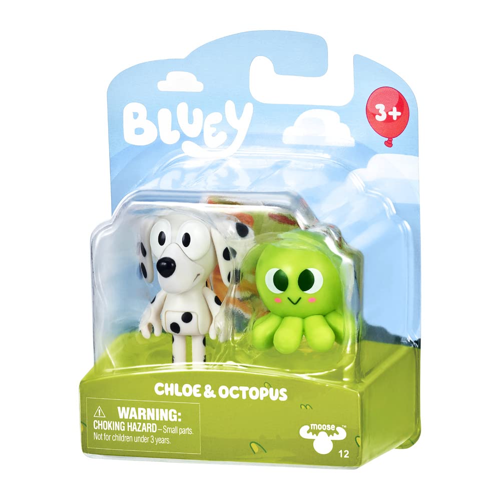 Bluey Story Starters - Choose from 8 Figures, Bingo, Honey, Snickers, Indy, or Muffin - Ages 3+ (Chloe - Octopus)