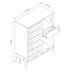 Solid Wood Wine Cabinet, bar Rack - Home Wood Furniture