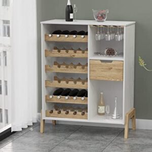 Solid Wood Wine Cabinet, bar Rack - Home Wood Furniture