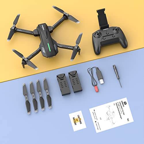 DEERC D70 Mini Drone with Camera,720P HD FPV Foldable Drones,2 Batteries,One Key Start,Headless Mode,Altitude Hold,360 Flip,Drone for Kids,Toys Gifts for Kids