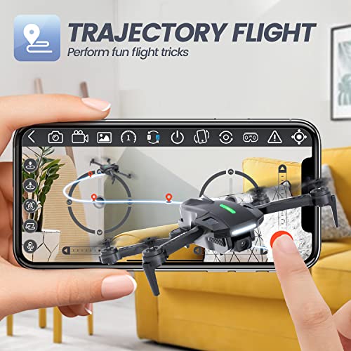 DEERC D70 Mini Drone with Camera,720P HD FPV Foldable Drones,2 Batteries,One Key Start,Headless Mode,Altitude Hold,360 Flip,Drone for Kids,Toys Gifts for Kids