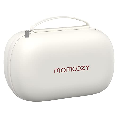 Momcozy Breast Pump Bag for Hands-Free Wearable Breast Pumps, Hard Shell Case with Removable Tray, Watertight Breast Pump Storage Bag for Pumping Bag, Diaper Bag, or Handbag（Holds 2 Pumps）