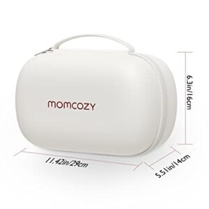 Momcozy Breast Pump Bag for Hands-Free Wearable Breast Pumps, Hard Shell Case with Removable Tray, Watertight Breast Pump Storage Bag for Pumping Bag, Diaper Bag, or Handbag（Holds 2 Pumps）