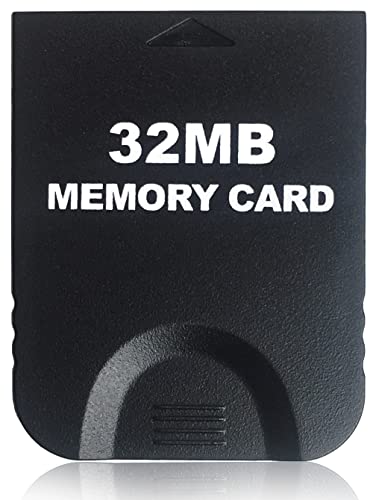 Hyamass 32MB(507 Blocks) High Speed Gamecube Storage Save Game Memory Card Compatible for Nintendo Gamecube & Wii Console Accessory Kits - Black