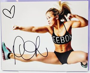 paige vanzant signed 8x10 photo mma ufc champion aew