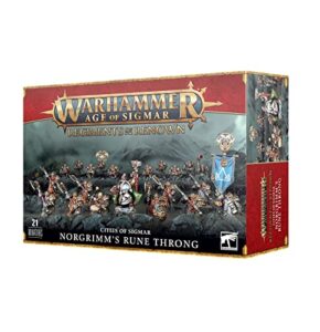 games workshop regiments of renown - norgrimm's rune throng