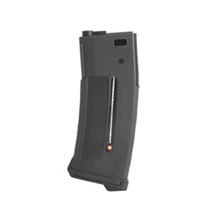 clover airsoft - pts epm1 m4 mid cap - 250 bb capacity (black, 1 magazine)