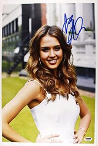 jessica alba 12x18 photo signed autographed authentic psa/dna coa