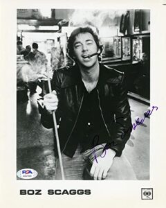 boz s caggs vintage 8x10 photo signed autographed authentic psa/dna coa compatible with boz scaggs