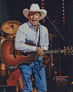 george strait signed 8x10 photo