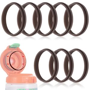 8pcs replacement gasket compatible with gatorade water bottle, silicone lid seal replacement for gatorade gx bottle seal replacement accessory part for 30oz gatorade gx pods